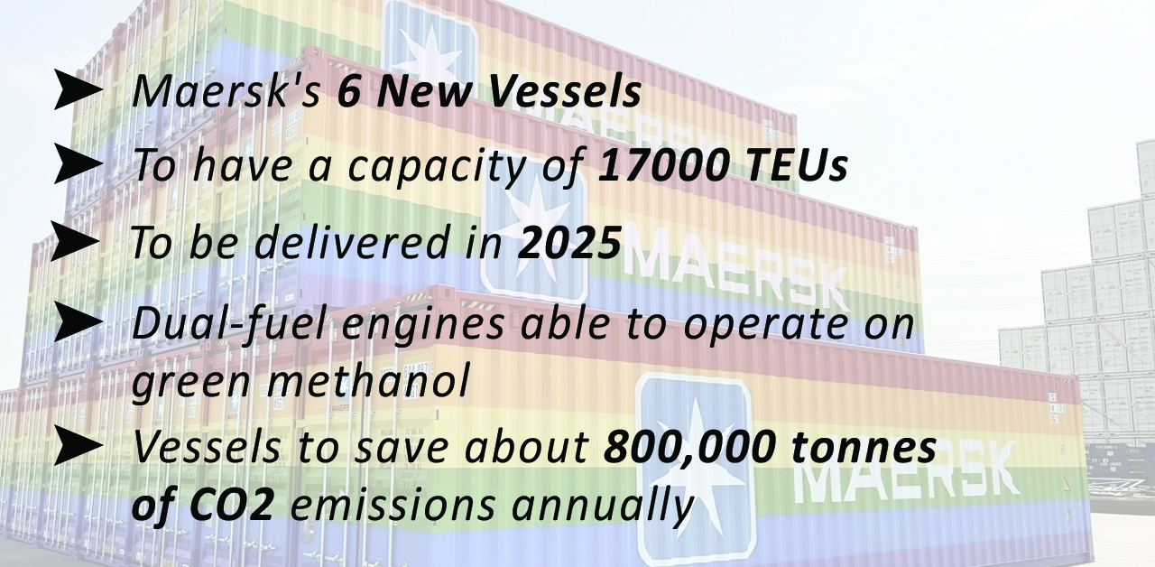 Maersk orders 6 new green vessels - VIS