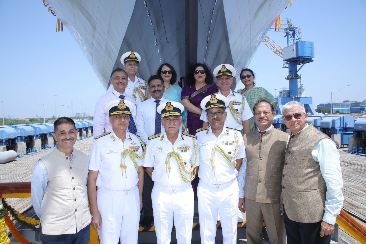 L&T/GRSE launch 4th ship of survey vessel (Large) project - VIS