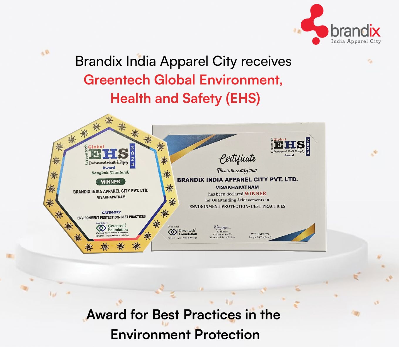 BIAC bags Greentech Global Award - VIS