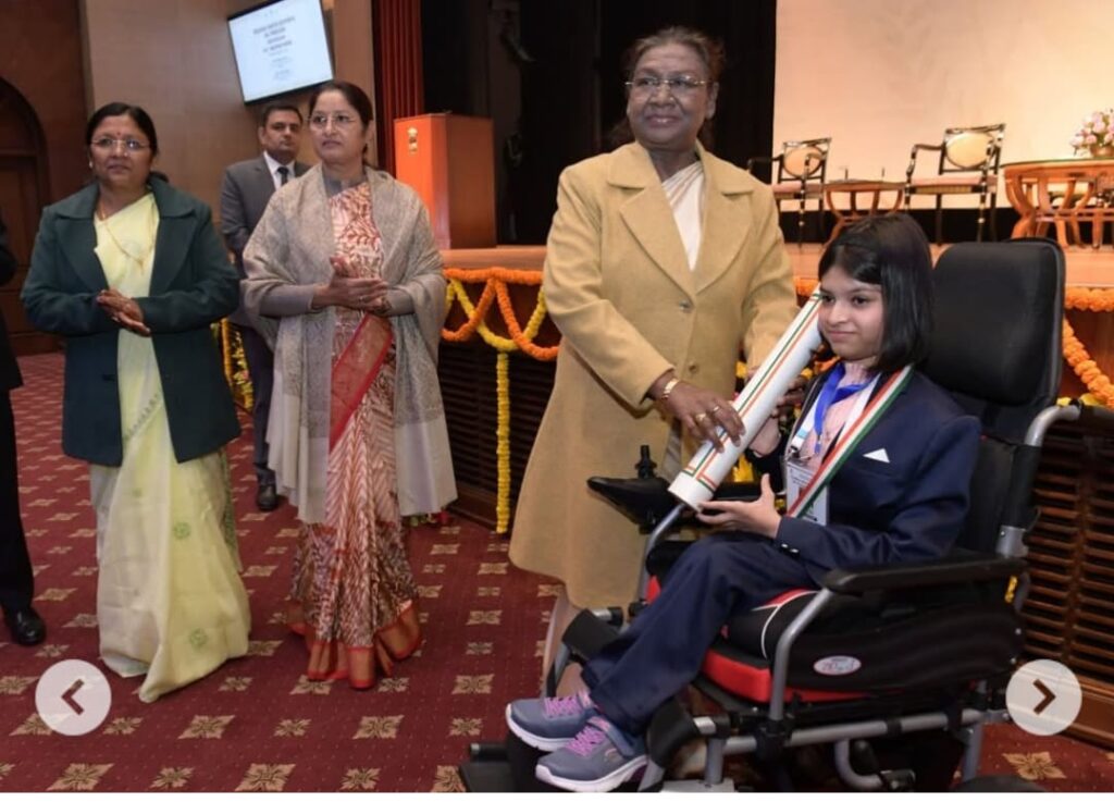 Vizag girl awarded PM’s Bal Puraskar - VIS